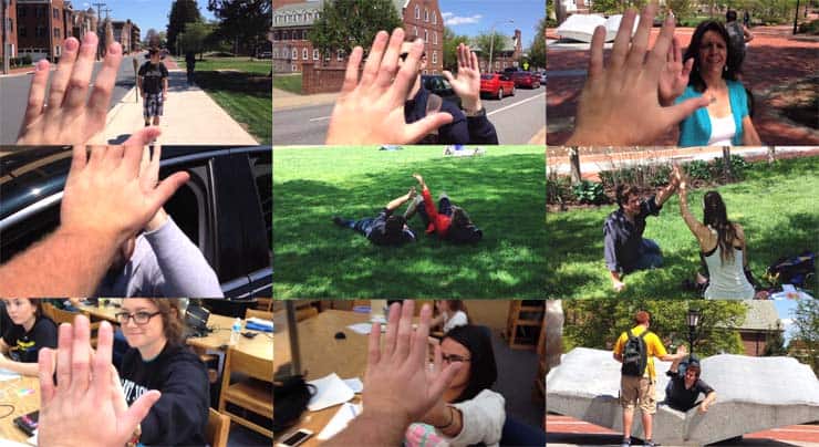 High Fiving Strangers. A simple yet touching video. - True Activist