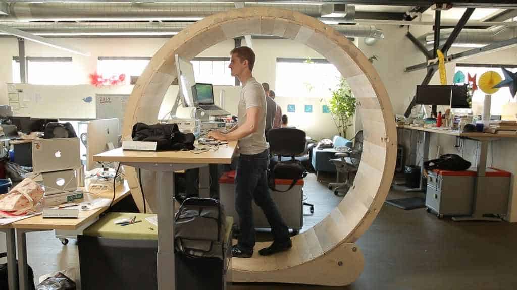 Would You Walk In A Human Hamster Wheel At Your Desk To Stay In Shape ...