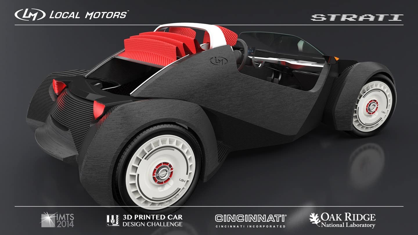 3D Printed Electric Car Unveiled At Auto Show - True Activist