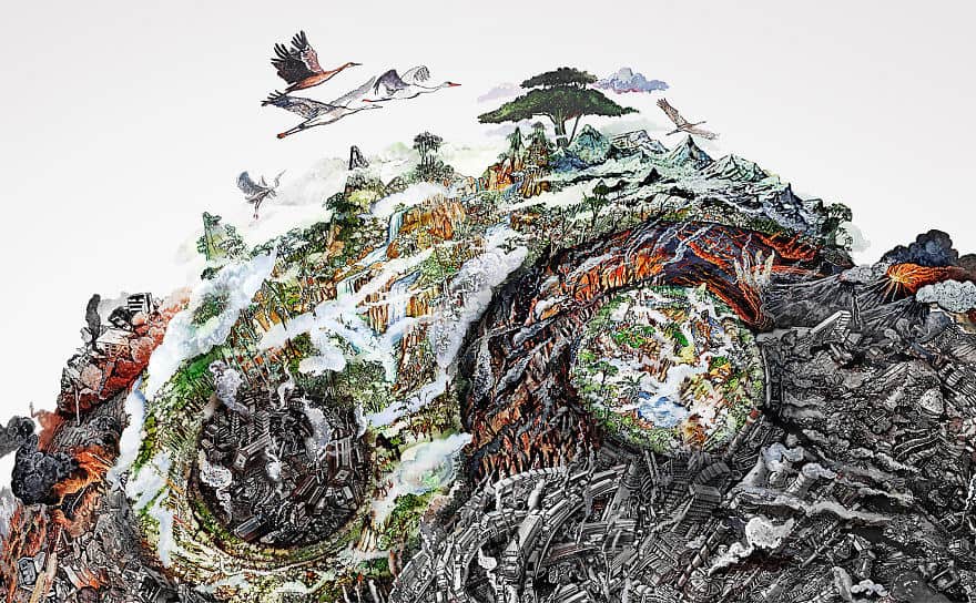 Incredibly Detailed Drawings Show the Ugly Truth of What We’ve Done to ...