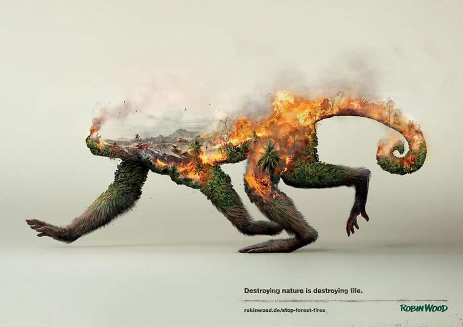 Gripping Ad Campaign Reveals How Humanity Is Affected By Destroying ...