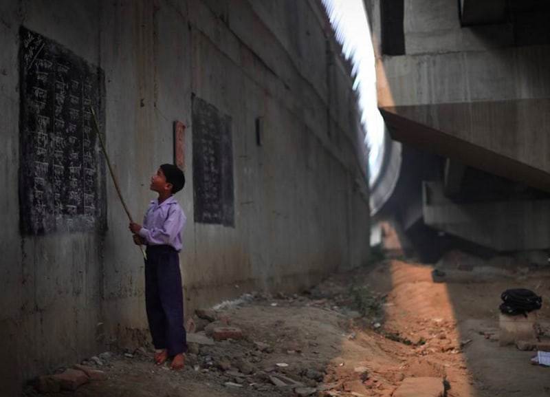 Kind Activist Teaches Underprivileged Children For Free Underneath ...