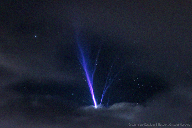 International Space Station Captures Remarkable “Blue Jet” Lightning ...