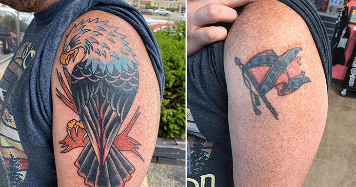 People Cover Up Racist, Confederate Tattoos… “It Feels Like A ...